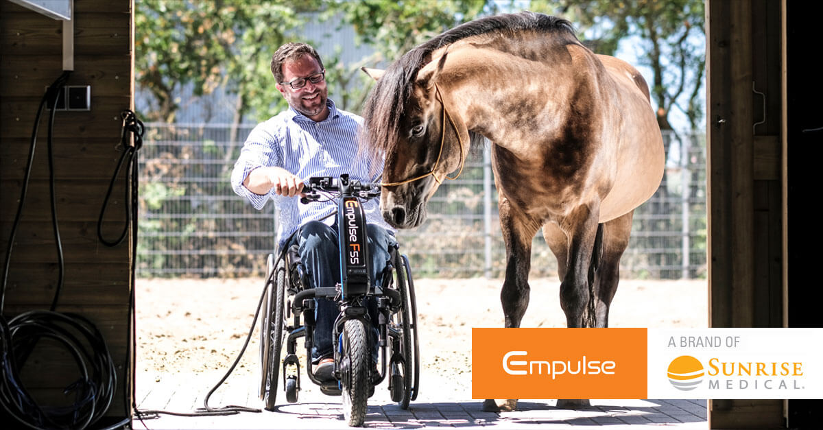 Empulse F55 Wheelchair Pull Device - 14'' version | Sunrise Medical